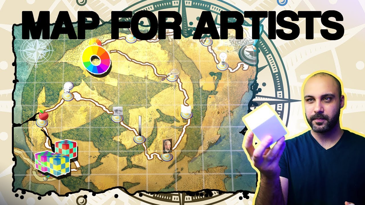 You need a map! - #MedsMap #DigitalPaintingCourse