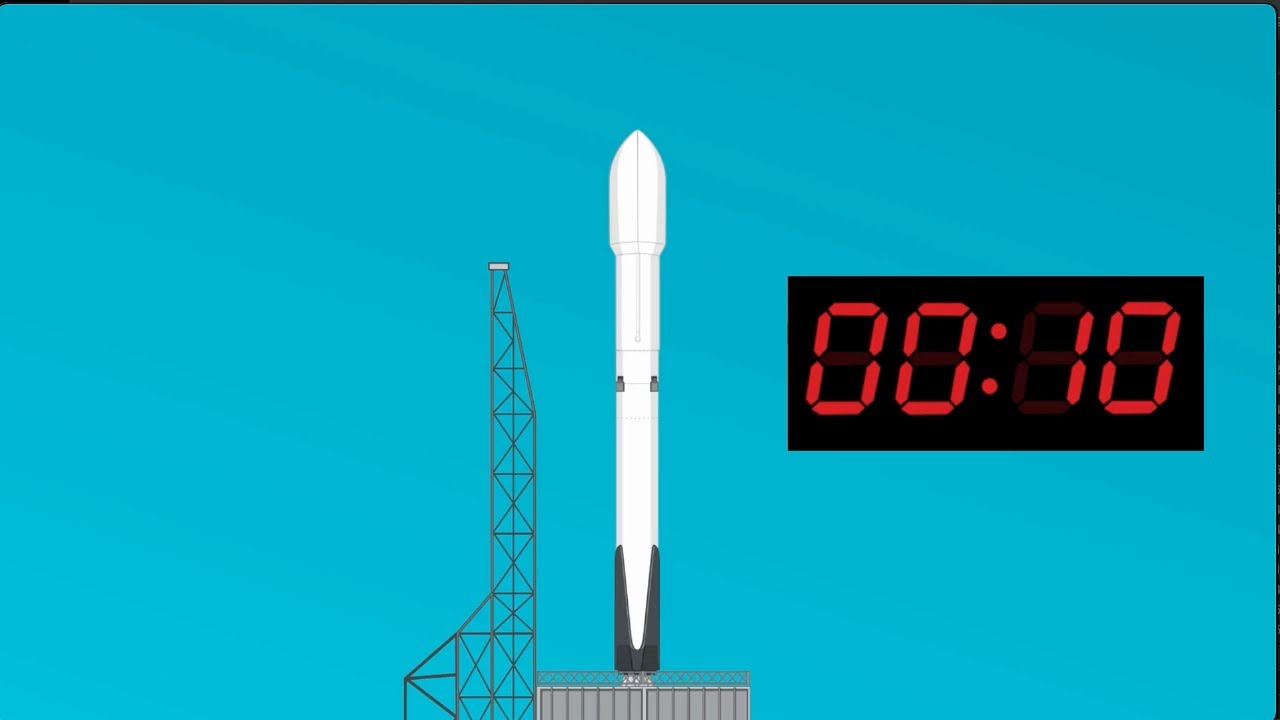 10 Second CountDown Timer with 🚀 Satellite Launch🔥