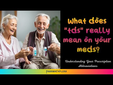 What Does TDS Mean on Your Prescription? #medicalabbreviations #pharmacy