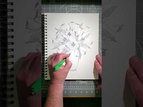 How to Draw a Tulip Bouquet!