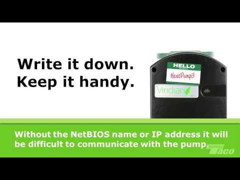 Viridian - How to setup IP Addresses for Multiple Viridian Pumps