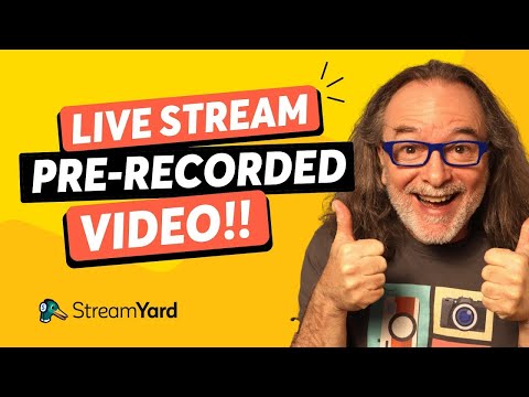 How to Live Stream Pre-recorded Videos on YouTube, Facebook and More
