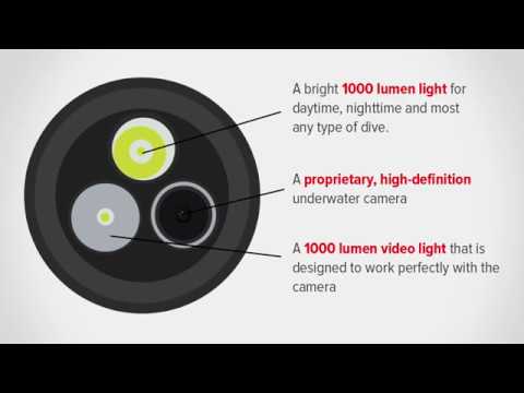 Scuba Dive Light with Integrated Camera - The Tovatec MERA