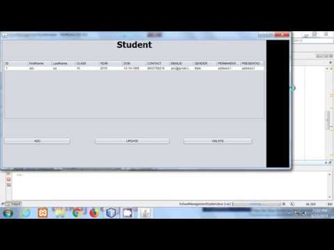Learn JAVA Netbeans in Hindi 53 | School Management System Part 13 ...