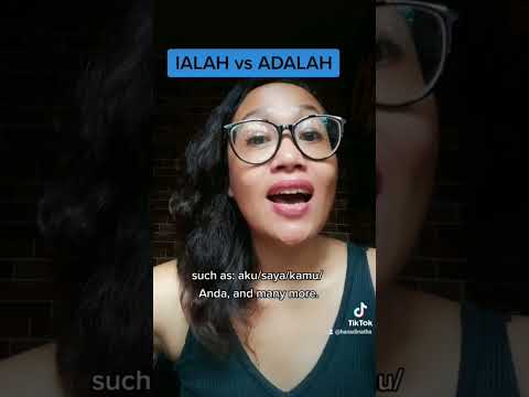 Let's learn Bahasa Indonesia! Video no.5: IALAH vs ADALAH