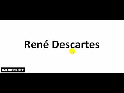 How to pronounce René Descartes