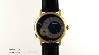 Adriatica A8146.1265Q - Zegarek Dual-Time • Zegarownia.pl