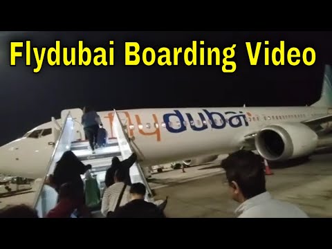 Flydubai Aircraft | Flydubai Business Class | Fly Dubai Boarding From Doha To Dubai (UAE)