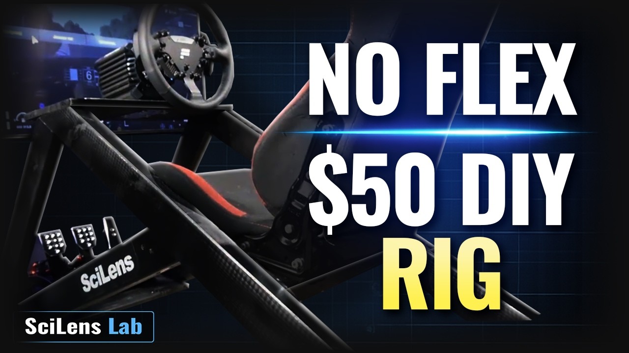 The $50 Sim Rig That Feels Solid - No Flex. No Excuses.