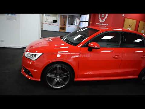 Red Audi A1 S Line 5 Door