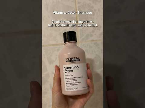 L’oreal professionnel shampoo Vitamino color 💆🏼♀️ #washday #washdayroutine #loreal #lorealparis