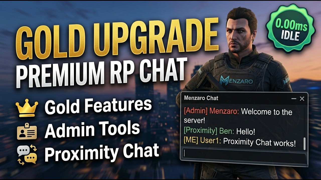 The Ultimate Premium RP Chat System for FiveM