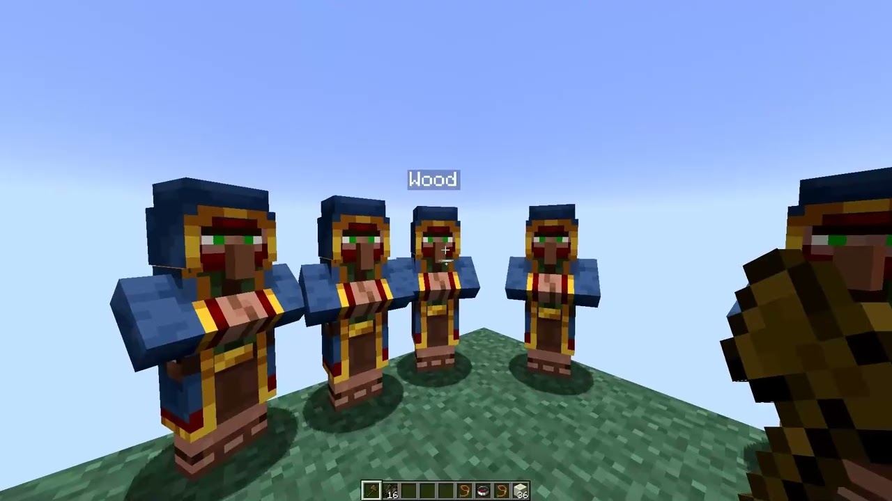 Overview of the Minecraft map 