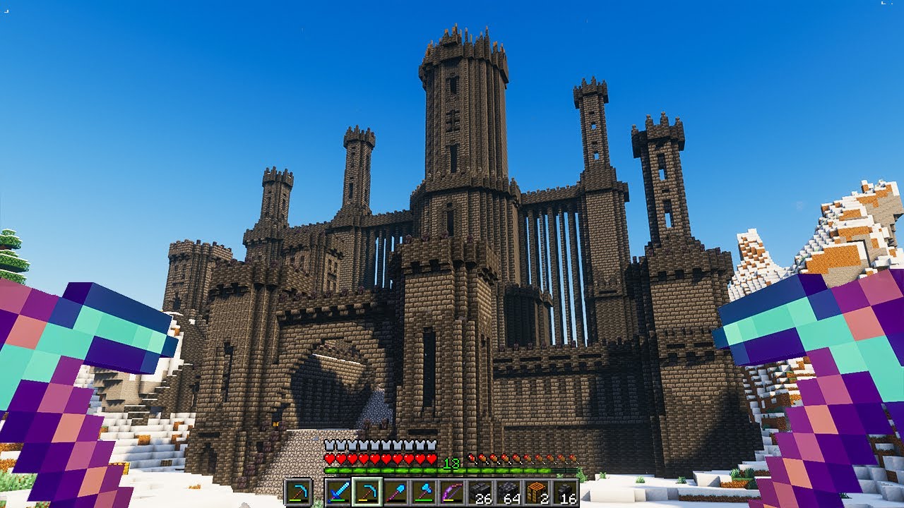 I Built a Gothic Castle in Minecraft