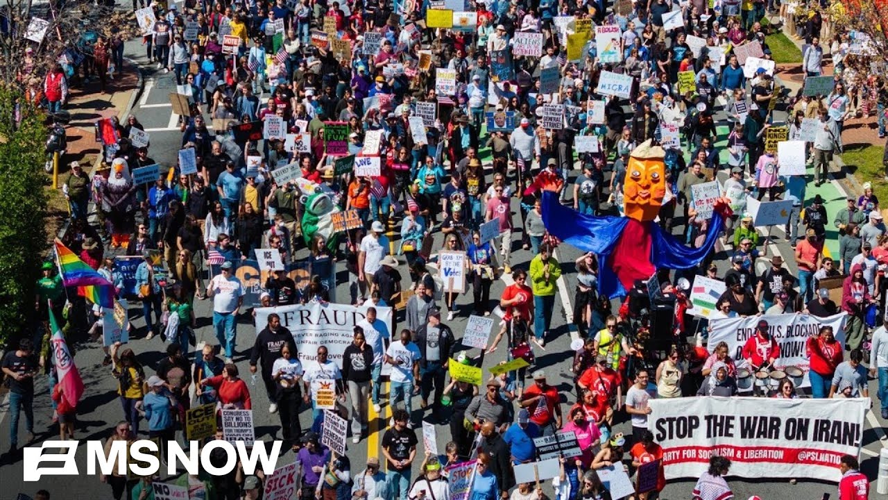 Over 8 million Americans turn out for 'No Kings' protests this weekend, organizers claim