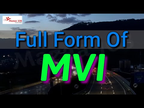 full form of MVI | MVI stands for | MVI Means | Regional Transport Office in India | #Mazaa108