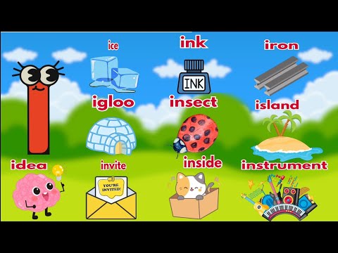 π΅ I is Interesting! Learn 10 Words That Start with I β Fun Alphabet Song for Kids
