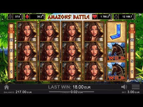 Beautiful EGT Amazon's Battle Slot Session