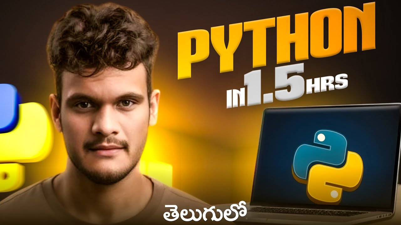 Learn Python Programming in Telugu |  Complete Python Tutorial for Beginners