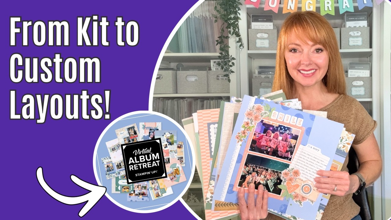 Scrapbook Layout Glow-Up | 2026 Album Retreat Edition