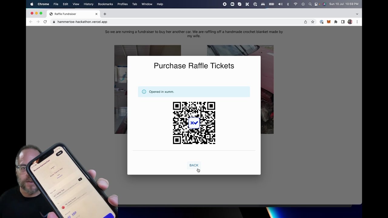 NFT Raffle - XRP Ledger Impact Hackathon