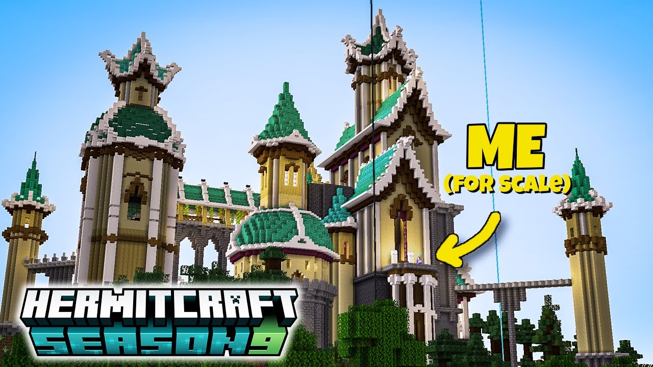 I Built a MEGA BASE on the Hermitcraft server! Episode 21