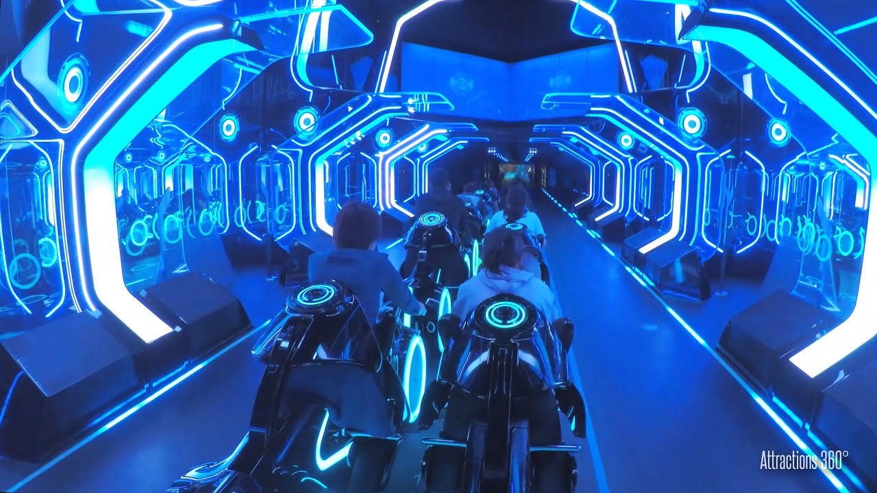 MyDisneyFix | [4K] TRON Lightcycle Ride POV | Shanghai Disneyland ...