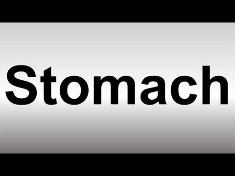 How to Pronounce Stomach