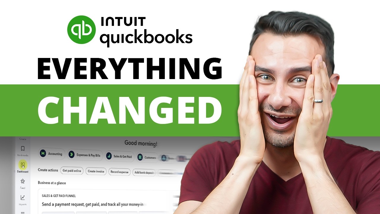 QuickBooks Online 2025 Beginner Tutorial (New Layout Explained)