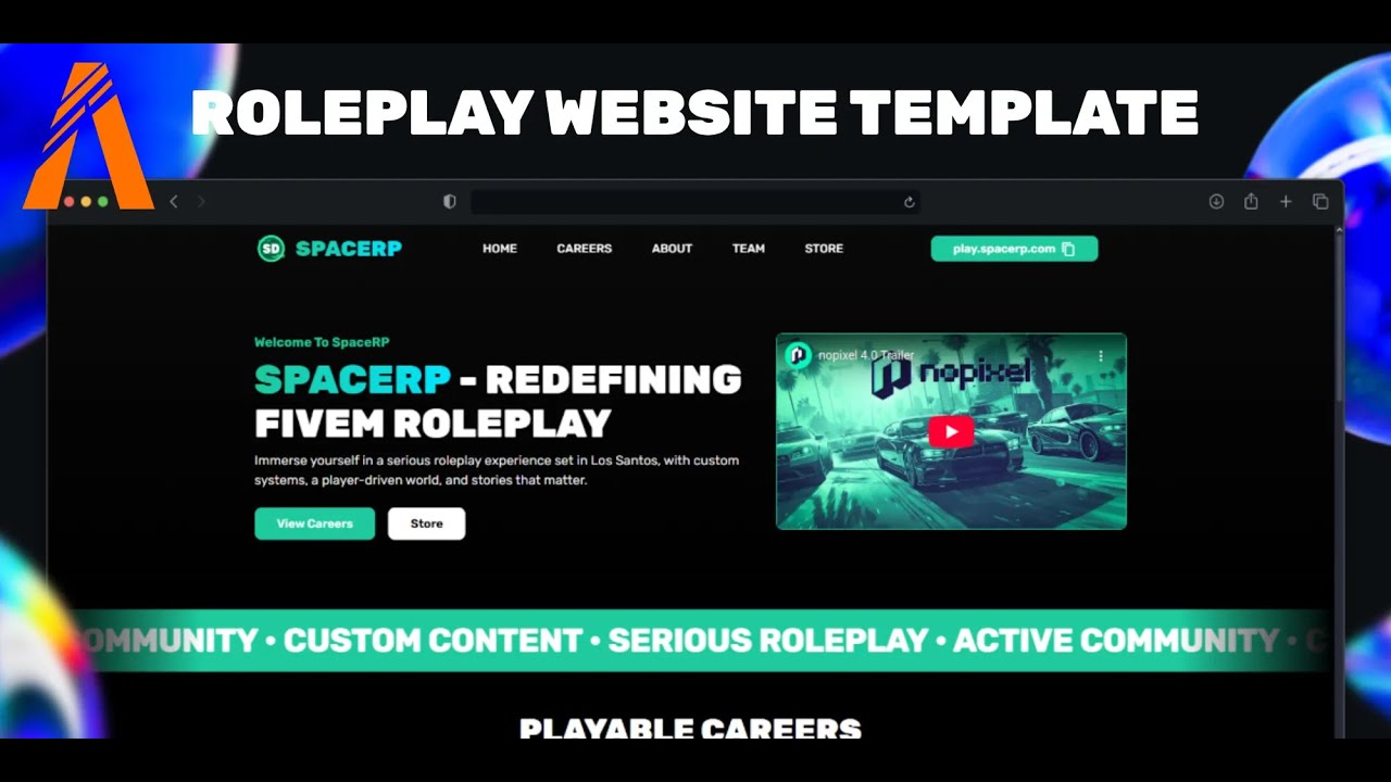 Greens - FiveM RP Website Template