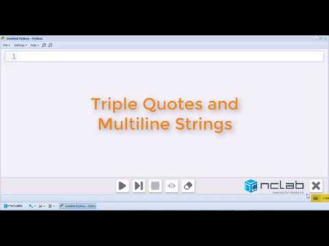 Triple Quotes and Multiline Strings in Python
