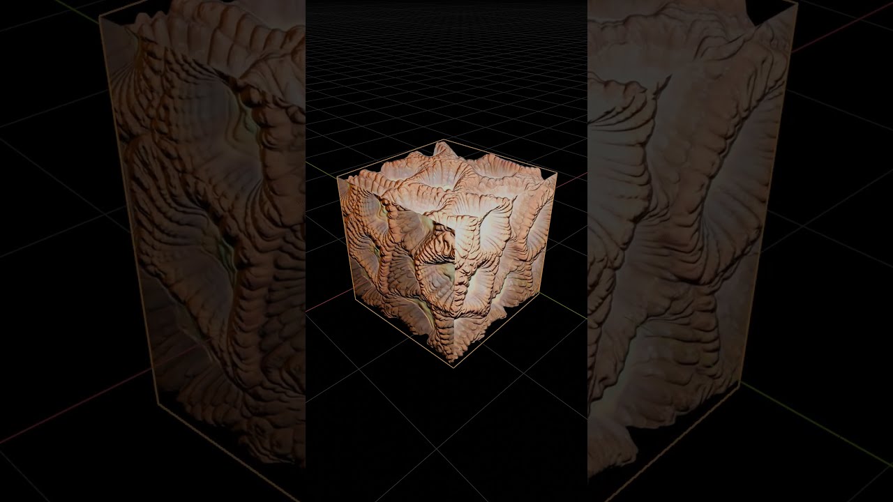 Short - Blender Parallax Occlusion Mapping Test #blender #blender3d