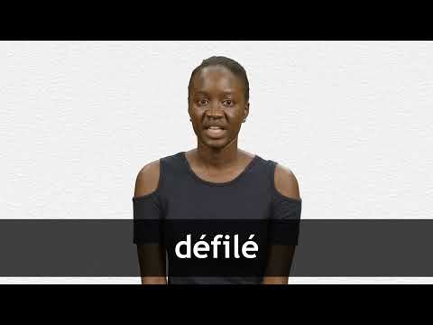 English Translation of “DÉFILÉ” | Collins French-English Dictionary