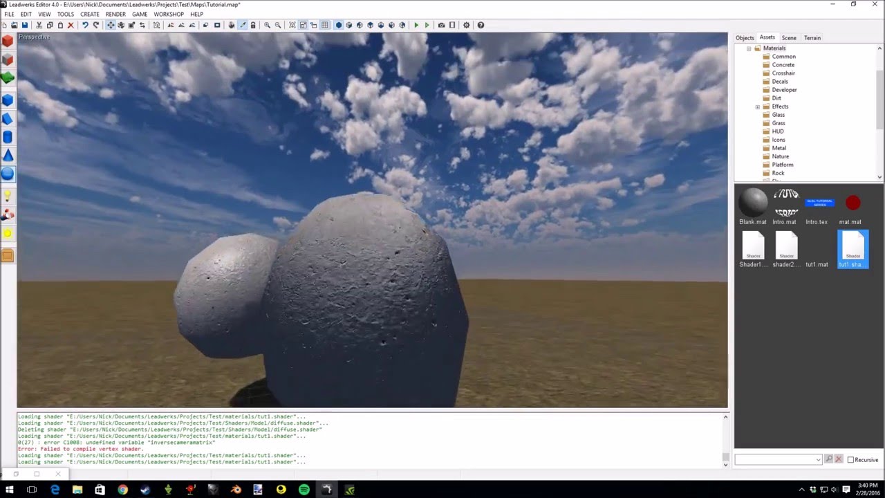 GLSL Shader Tutorial 3: Diffuse and Normal Texturing
