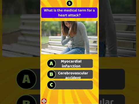 What is the medical term for a heart attack? #medicalquiz