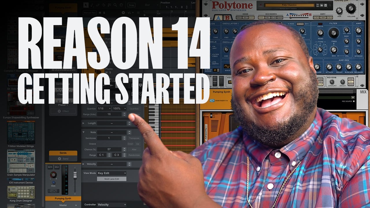Getting Started with Reason 14 (Full DAW Tutorial)