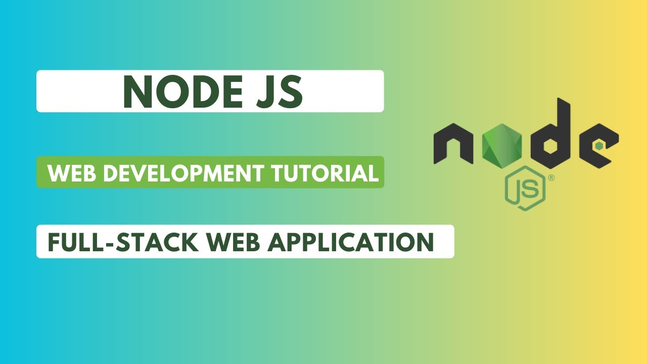Unlock Full-Stack Web Development with Node.js: Create Dynamic Apps Easily ⚡