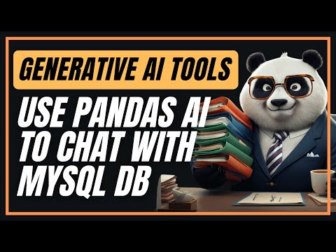 Chat With MYSQL Database With PandasAI | Generative AI Tools