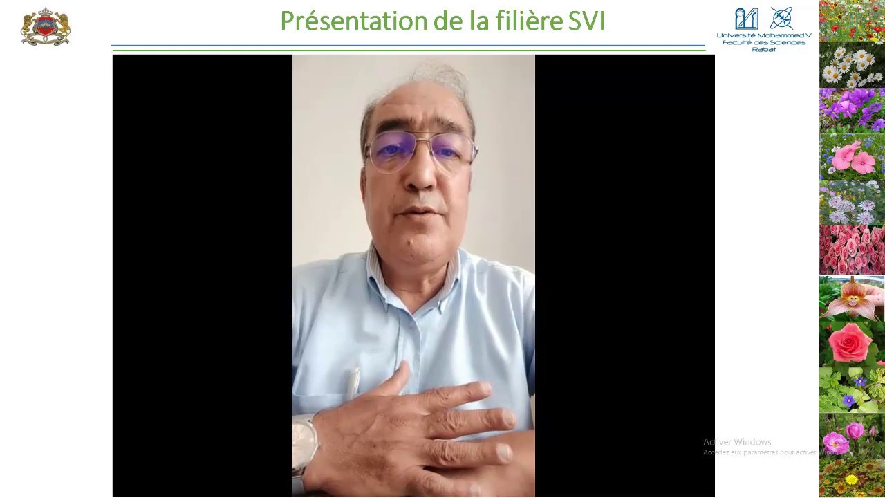 Présentation de la Filière Sciences de la Vie (SVI) - Faculté des Sciences de Rabat