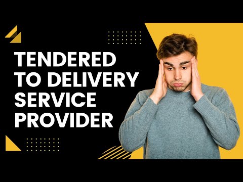 Tendered to Delivery Service Provider | FedEx, DHL, UPS