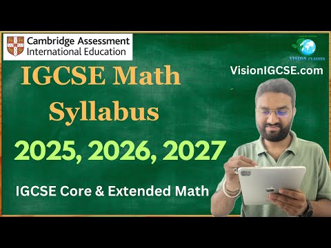 IGCSE Math Syllabus & Structure 2025, 2026, 2027 #igcsemath
