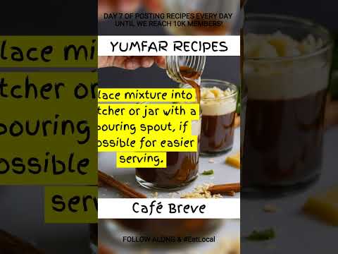 Recipe of the day Café Breve 😋