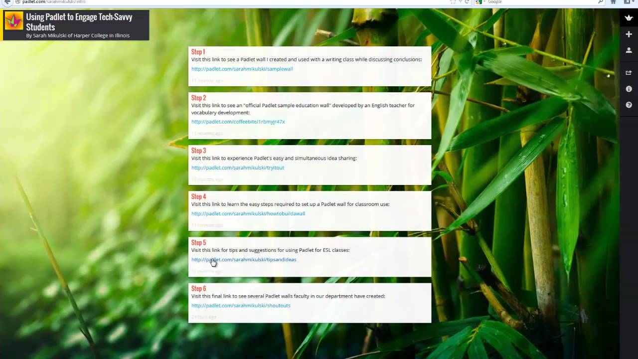 Using Padlet to Engage Tech Savvy Students
