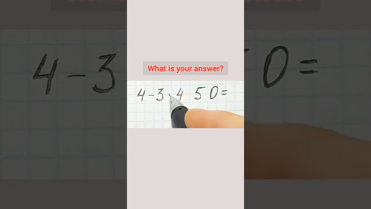 Math question #mathstricks #mathhack #mathpuzzle #logic #mathchallenge