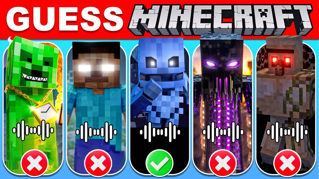 Guess the Minecraft Characters by Voice and Song RAP Edition! 🎤🎮 Ultimate Minecraft Movie Quiz ⛏️
