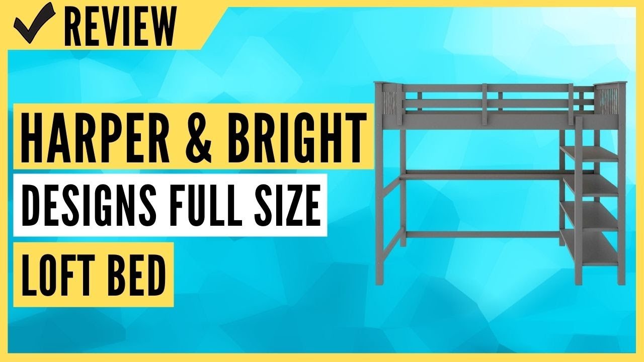 Harper & Bright Designs Full Size Loft Bed