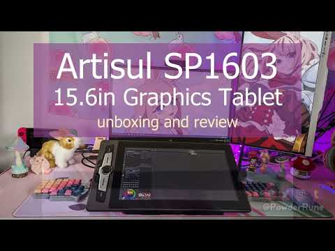 Drawing with the Artisul SP1603 - Unboxing and Review