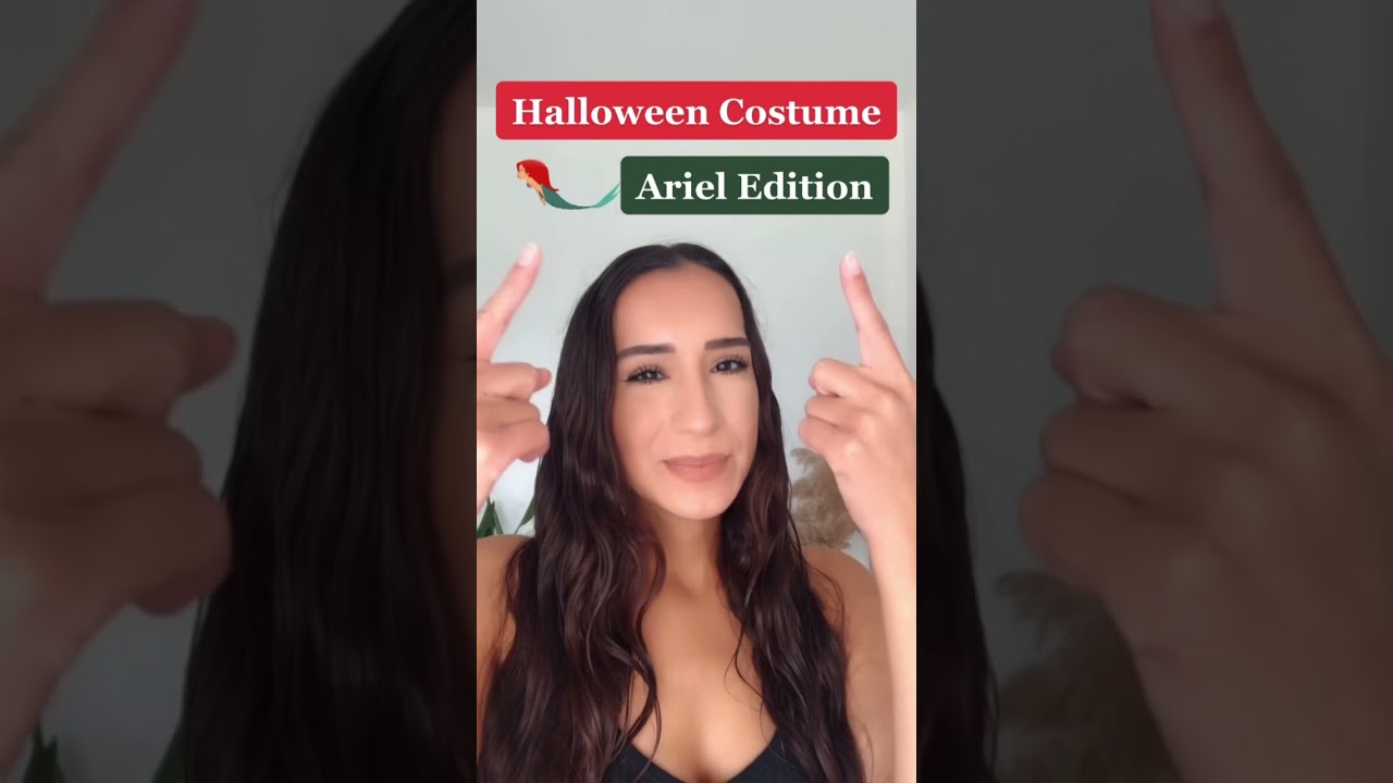 Halloween Costume Idea 2021 Little Mermaid Ariel || Links in Comments