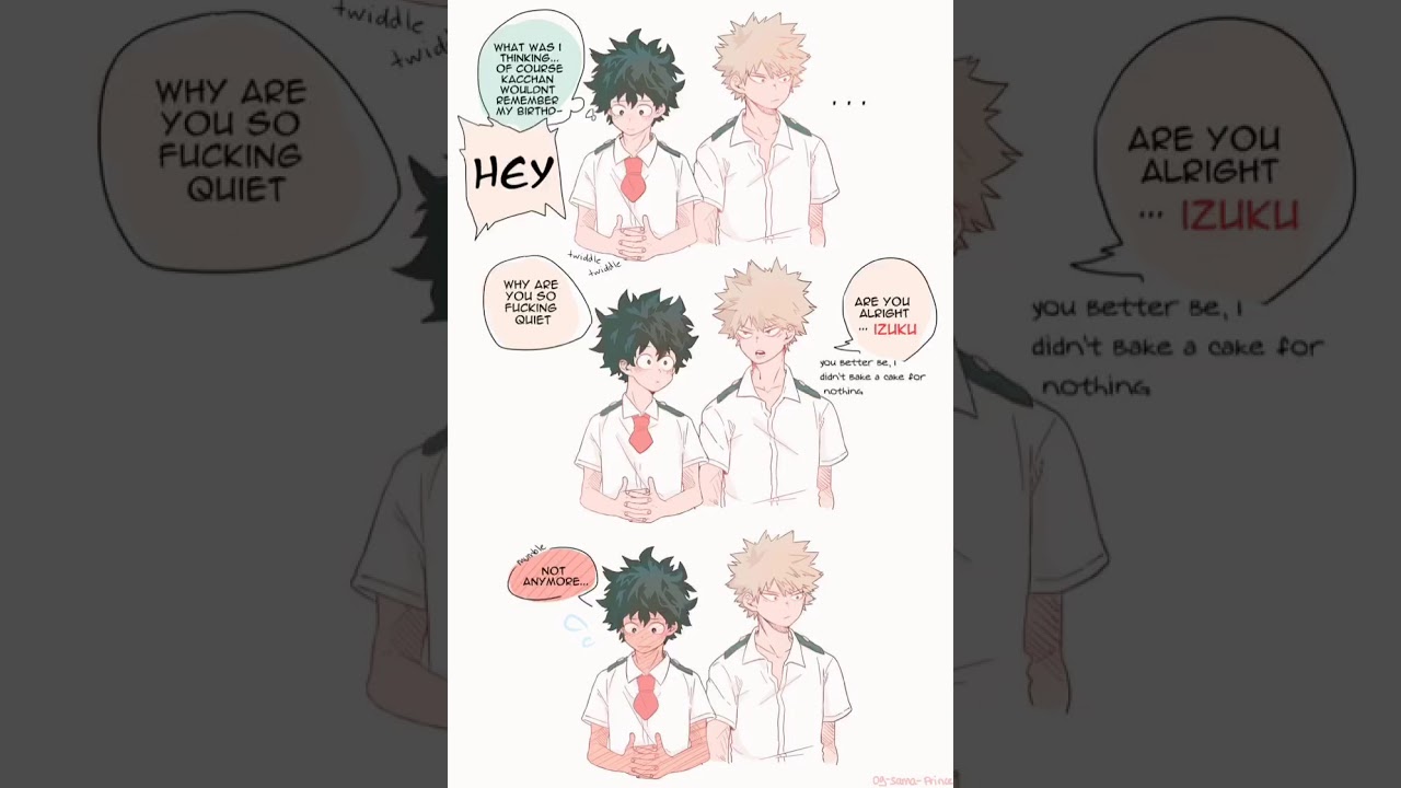 Kacchan Forgot?: BakuDeku Comic Dub