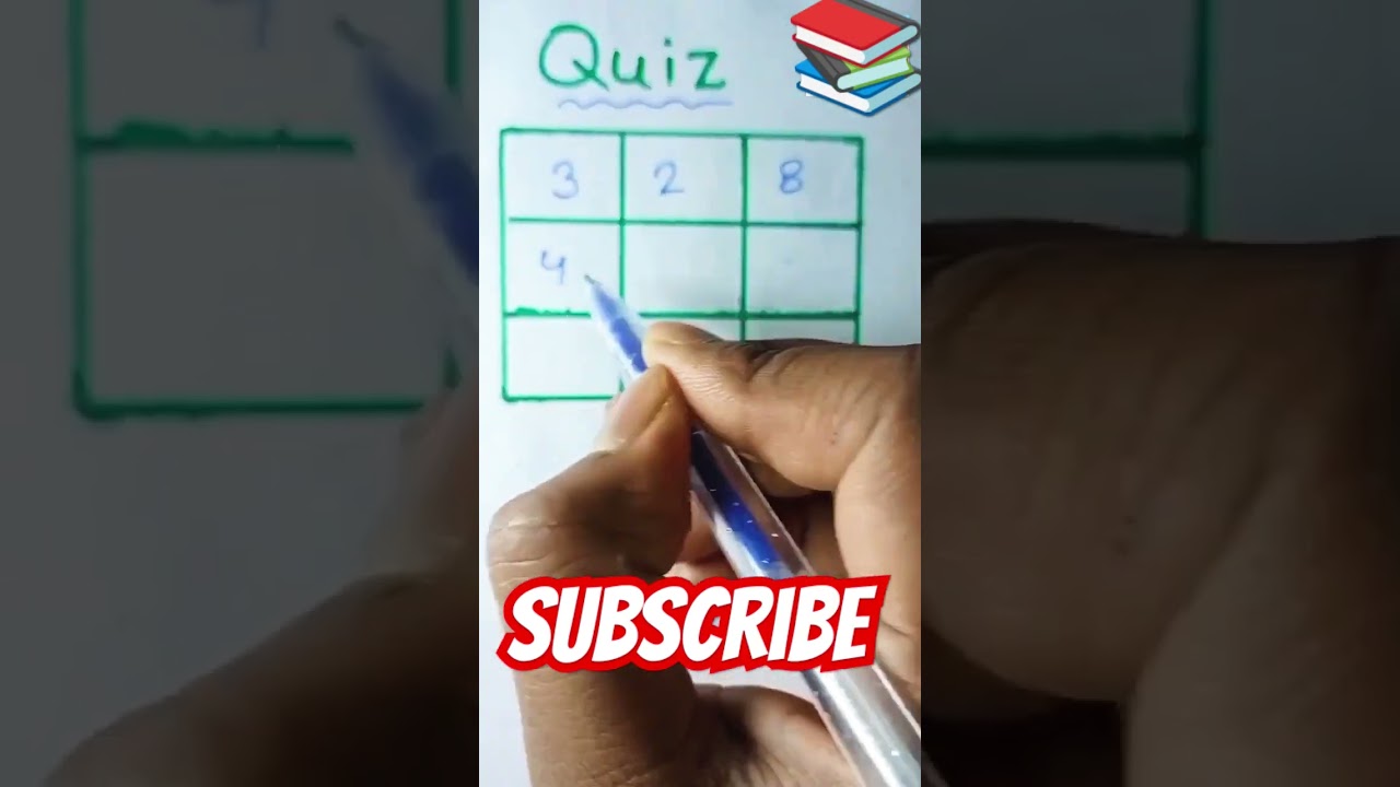 Quiz master #math #puzzle #mathstricks #youtube #missingnumber #instagram